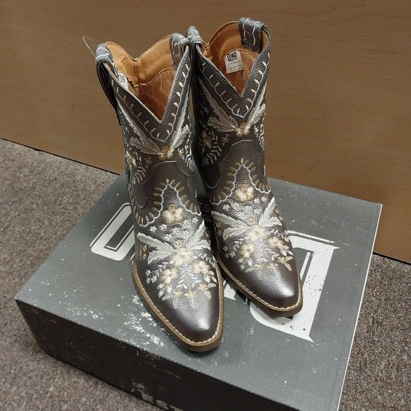 dingo | Shoes | Dingo Primrose Embroidered Short Western Cowboy Boots ...
